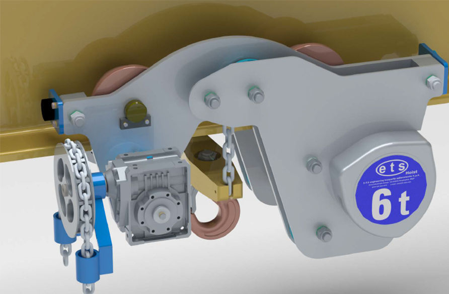 Low headroom chain hoist - ULH series - ETS engineering Spa - manual ...