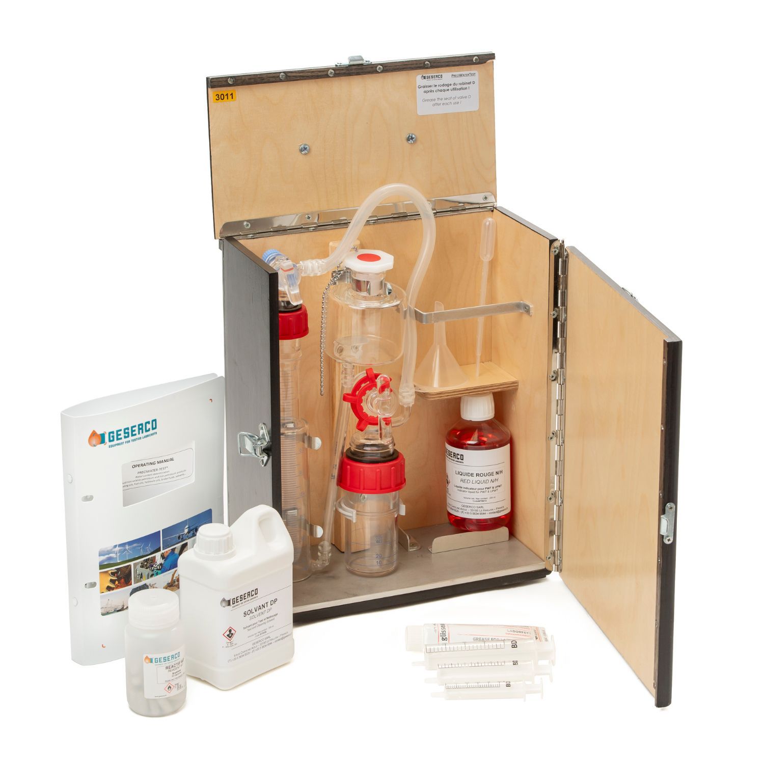 Water content test kit - PreciWaterTest™ - GESERCO - manual / for oil ...