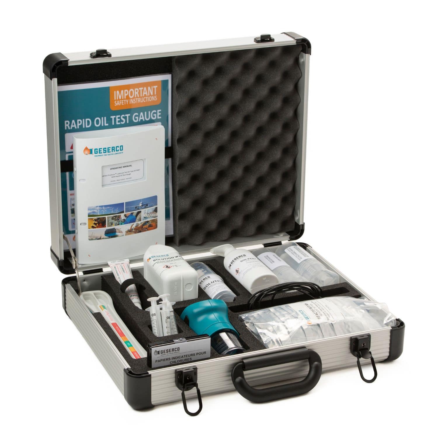 Engine oil test kit - LubTest Premium™ - GESERCO - viscosity / water ...