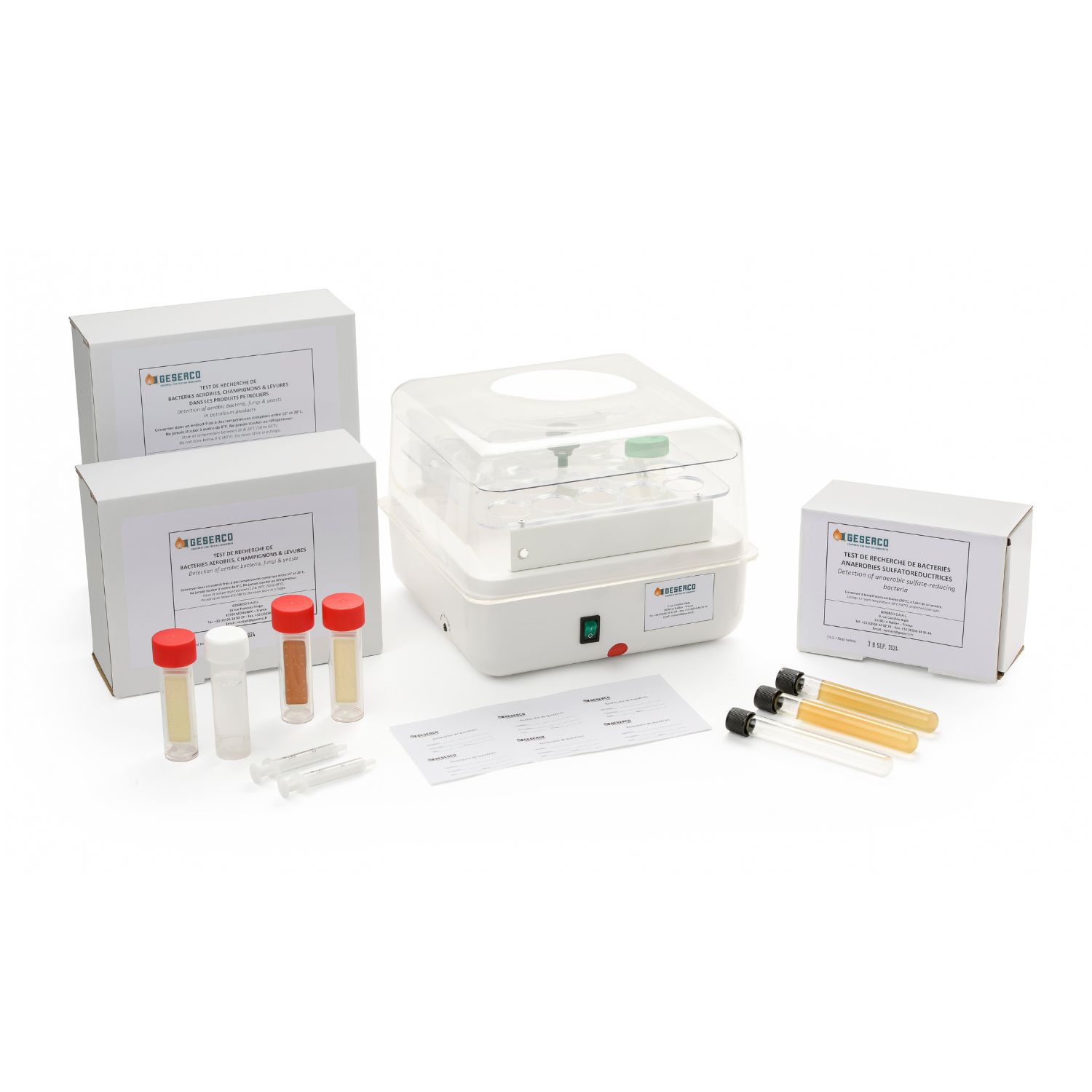 Contamination test kit - BA series - GESERCO - bacteria / manual / for ...
