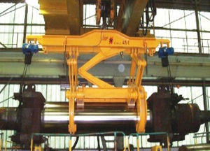 Cylinder lifting clamp - Heppenstall Technology - vertical / automatic