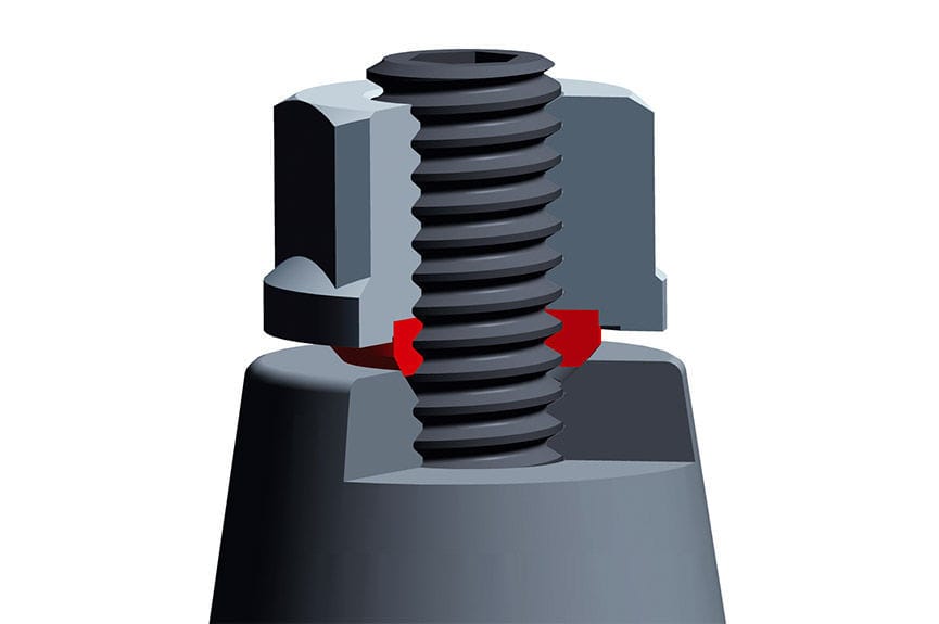 Hexagonal nut - SEAL LOCK® - BOLLHOFF - steel / hydraulic / self-sealing