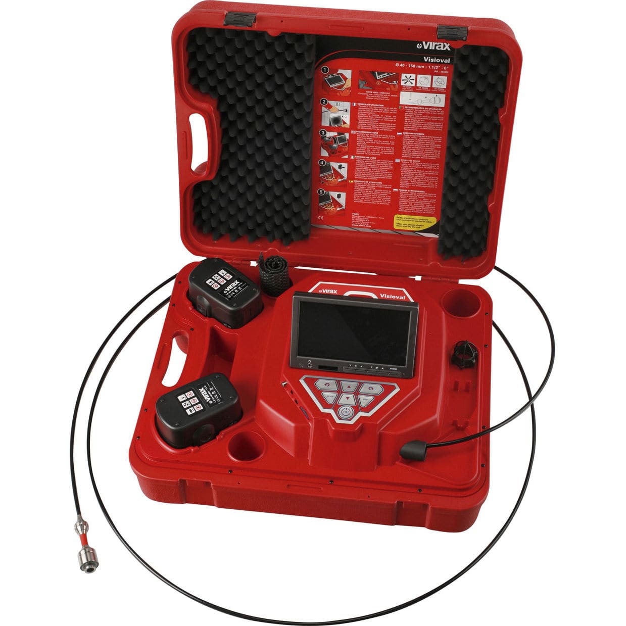 Pipe inspection camera - 2940 series - VIRAX - spark optical emission ...