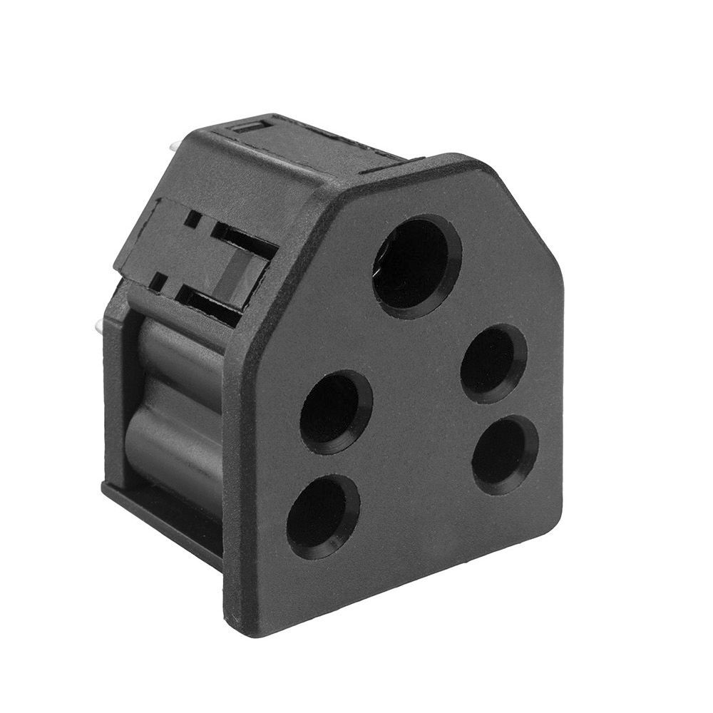 Panel-mounted electrical socket - EMO-61-021 - Elcom - built-in / IEC