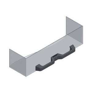 Pull handle - DH - CHAMBRELAN - plastic / U-shaped / fixed