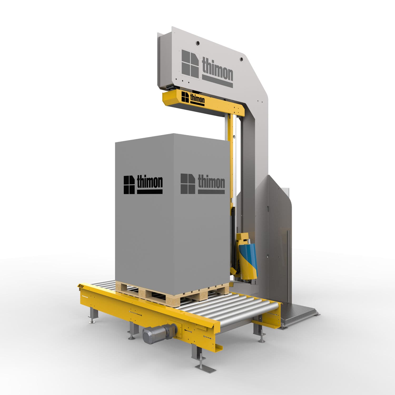 Rotary arm stretch wrapper - WRA-PAL SPILOTE C - THIMON - automatic ...