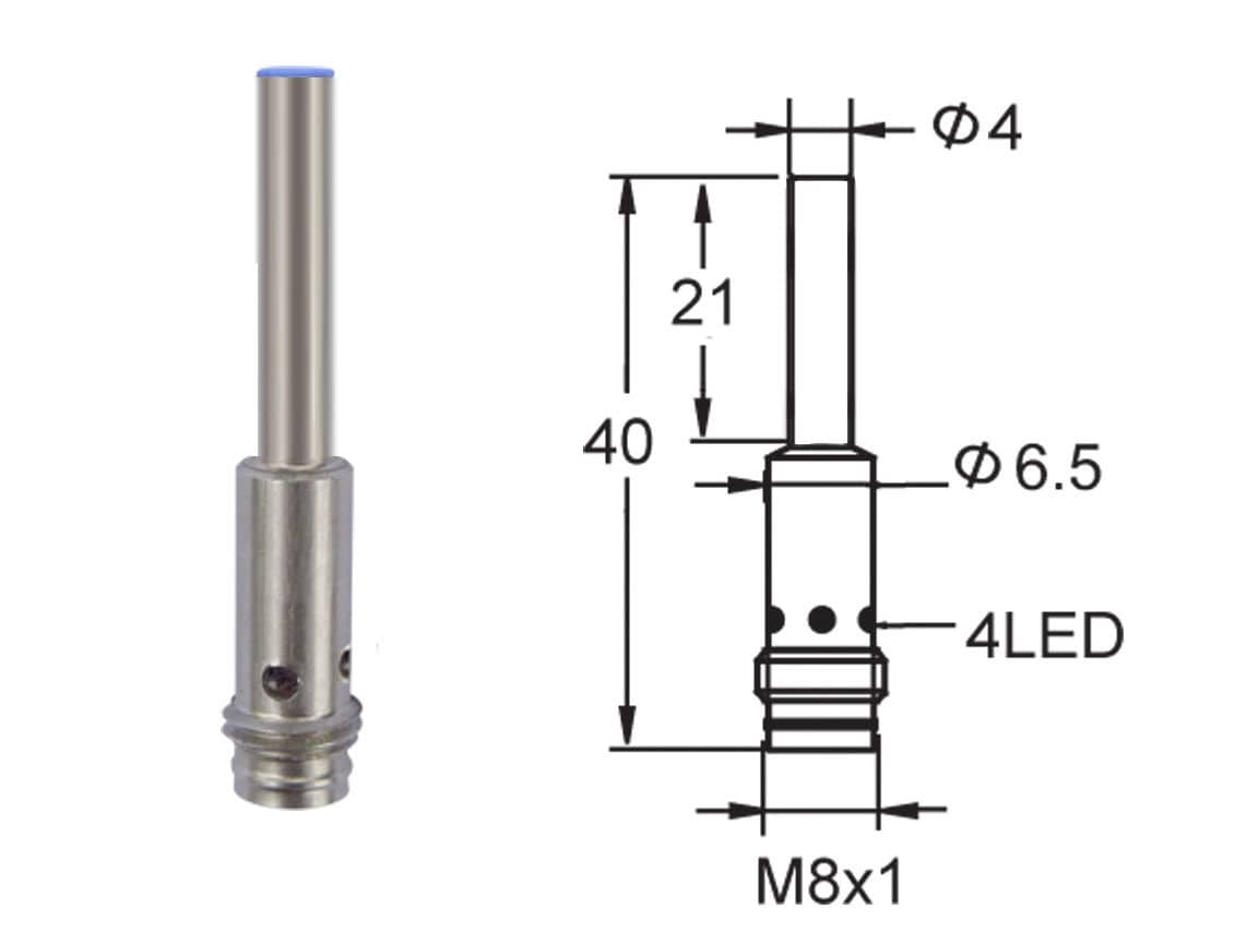 Inductive proximity sensor / miniature - ISS-S401P-A1VN2 - WICK ...