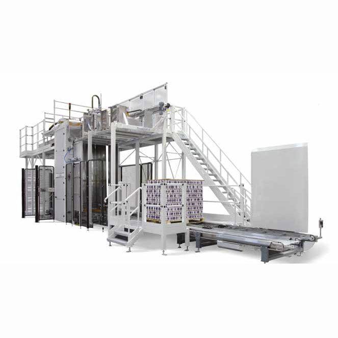 High level infeed depalletizer - Sweepoff series - SIDEL - low level ...