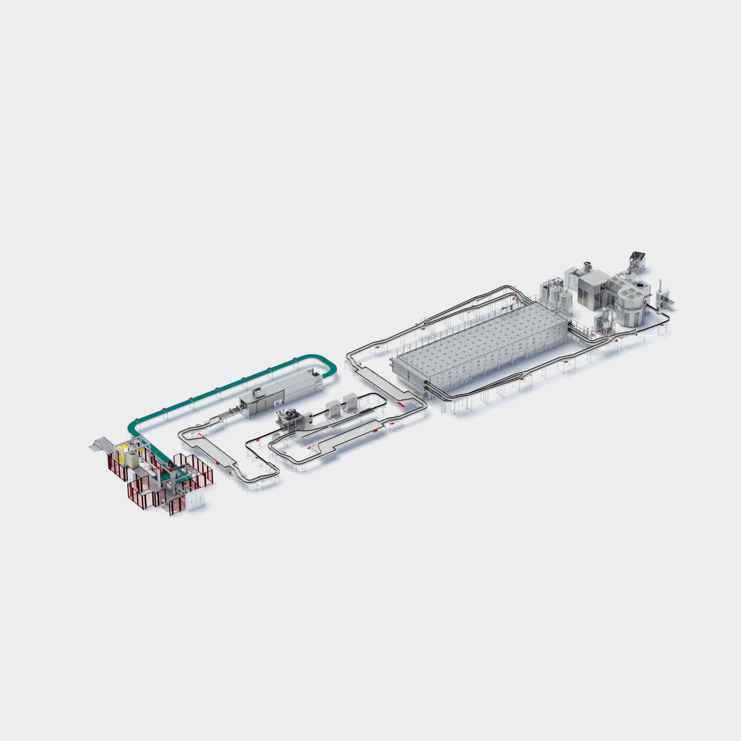 Complete packaging line for the beverage industry - SIDEL - for beer ...