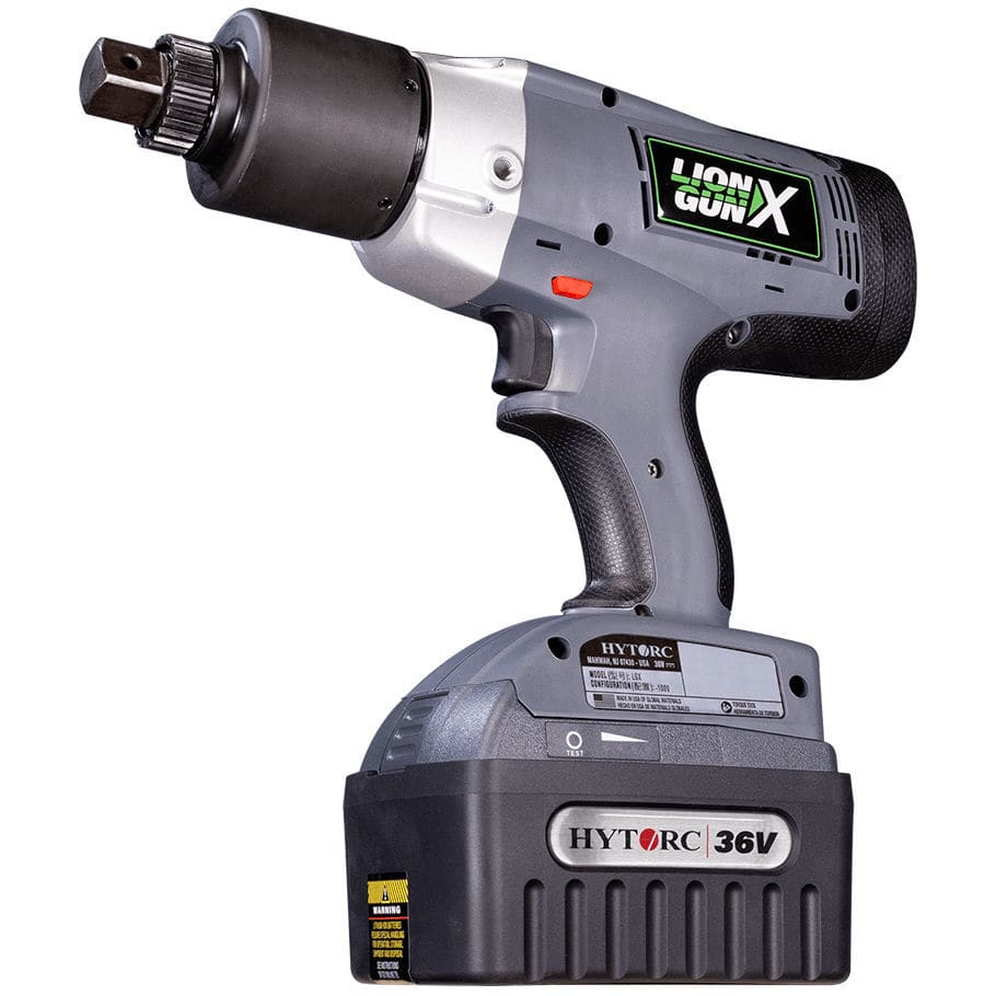 Electric torque wrench - LION GUN X series - HYTORC - 1" / 3/4" / digital