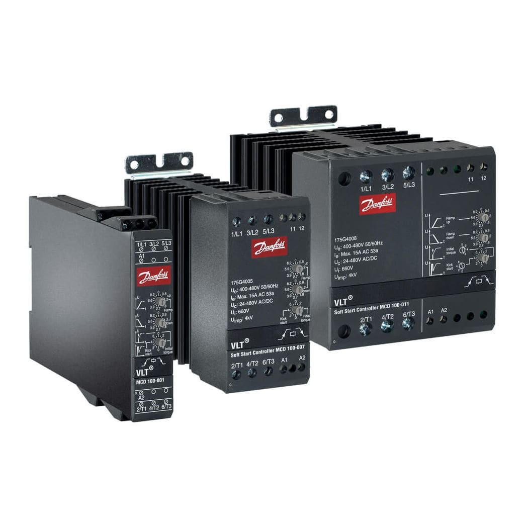 Soft starter with controller - VLT® MCD 100 - Danfoss VLT Drives ...
