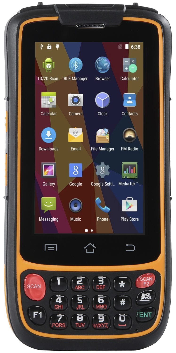 Android 7 handheld computer - C4 Green - iDTRONIC GmbH - WWAN / RFID / GSM