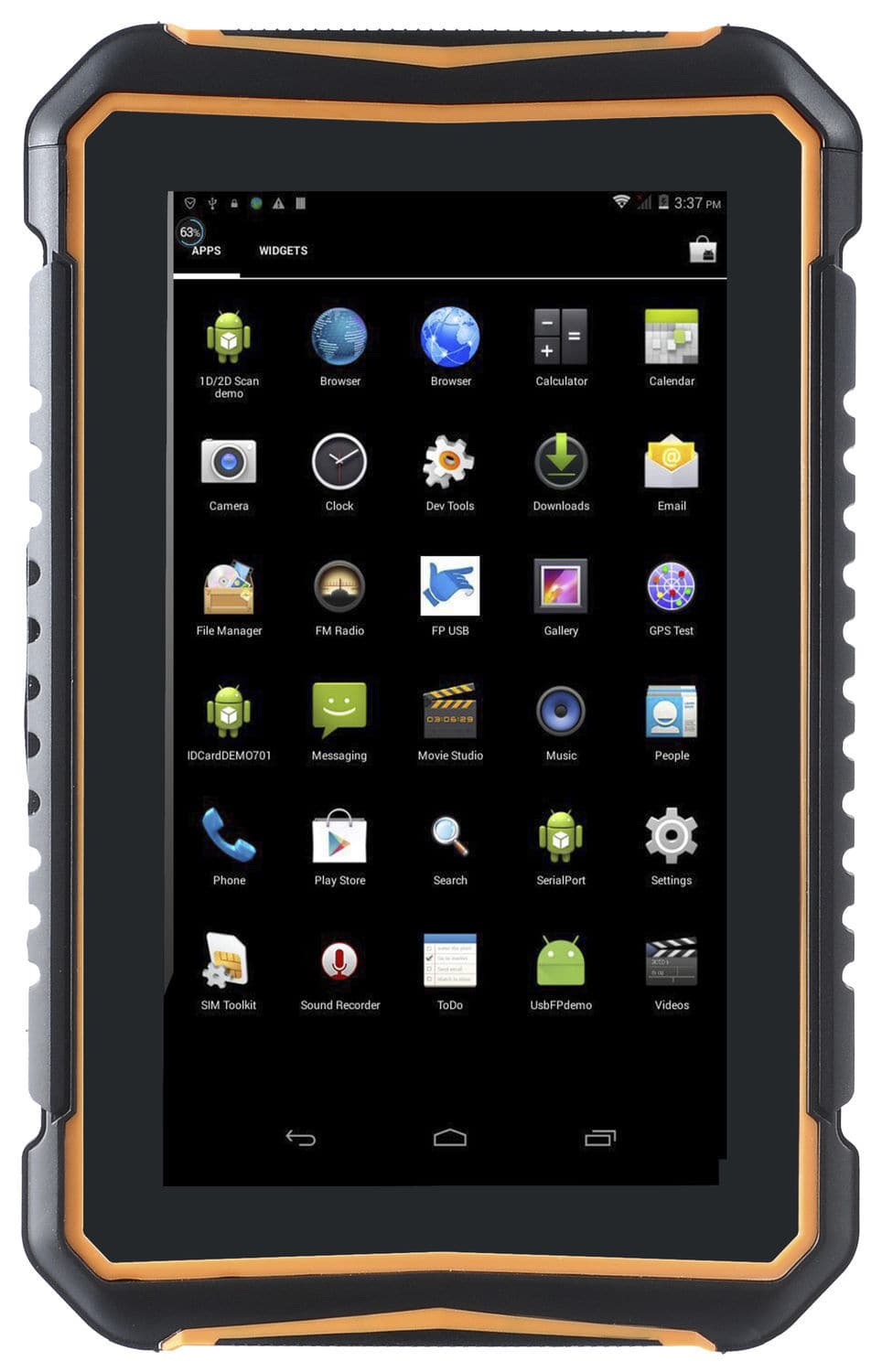 Android 7 handheld computer - C4 Tablet - iDTRONIC GmbH - GPS / RFID / WWAN