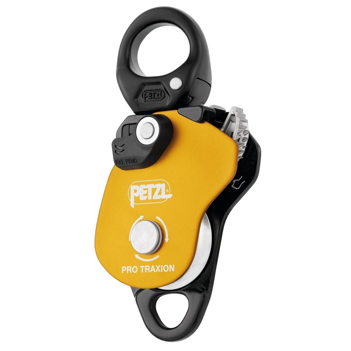 Pulley with blocker - PRO TRAXION - PETZL SECURITE - toothed / for ...