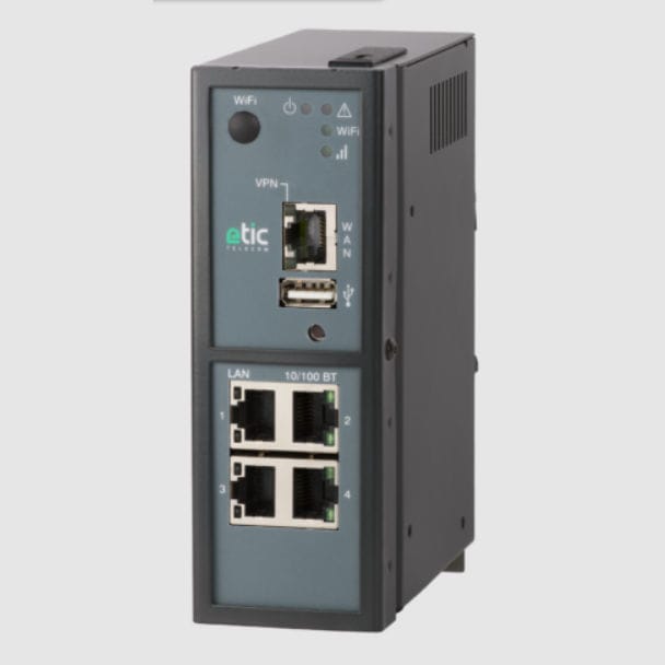 Data communication router - IPL-E-400 - ETIC TELECOM - Ethernet / LAN / WAN