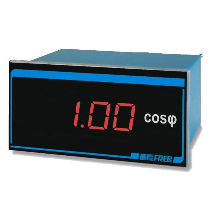 Power factor indicator - D98PS3 - FRER - digital / panel-mount / compact