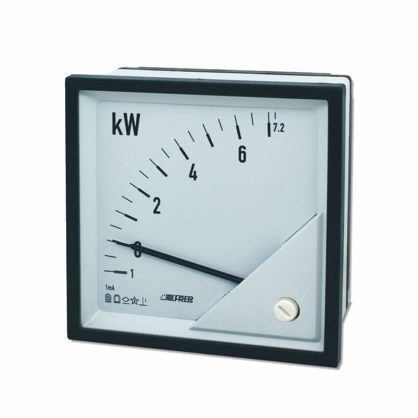 Active power wattmeter - F72W series - FRER - analog / single-phase ...