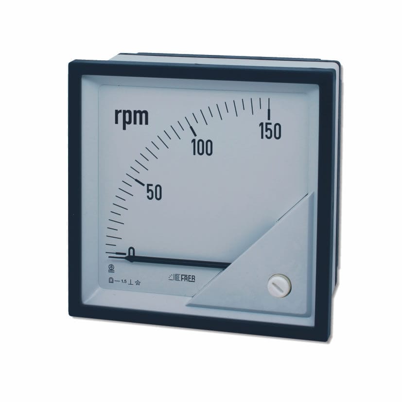 Analog tachometer - F72TPX - FRER - contact / panel-mount