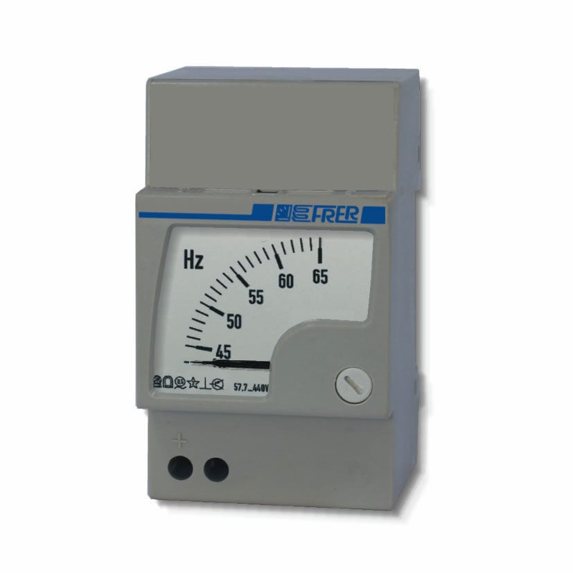 Analog frequency counter - F52FPX - FRER - DIN rail