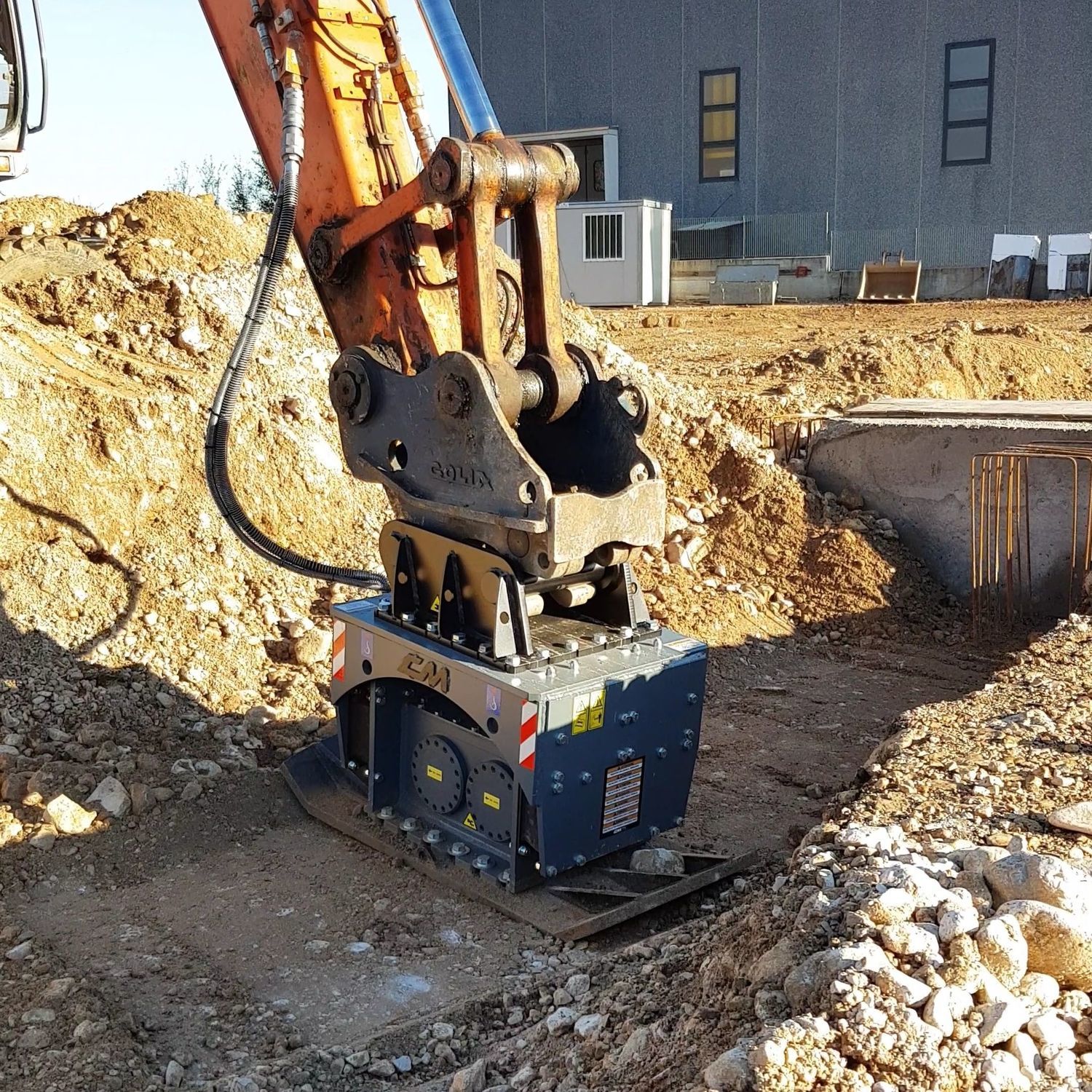 Compacting vibratory plate - PV 75.120 - CM Srl - forward travel / for ...