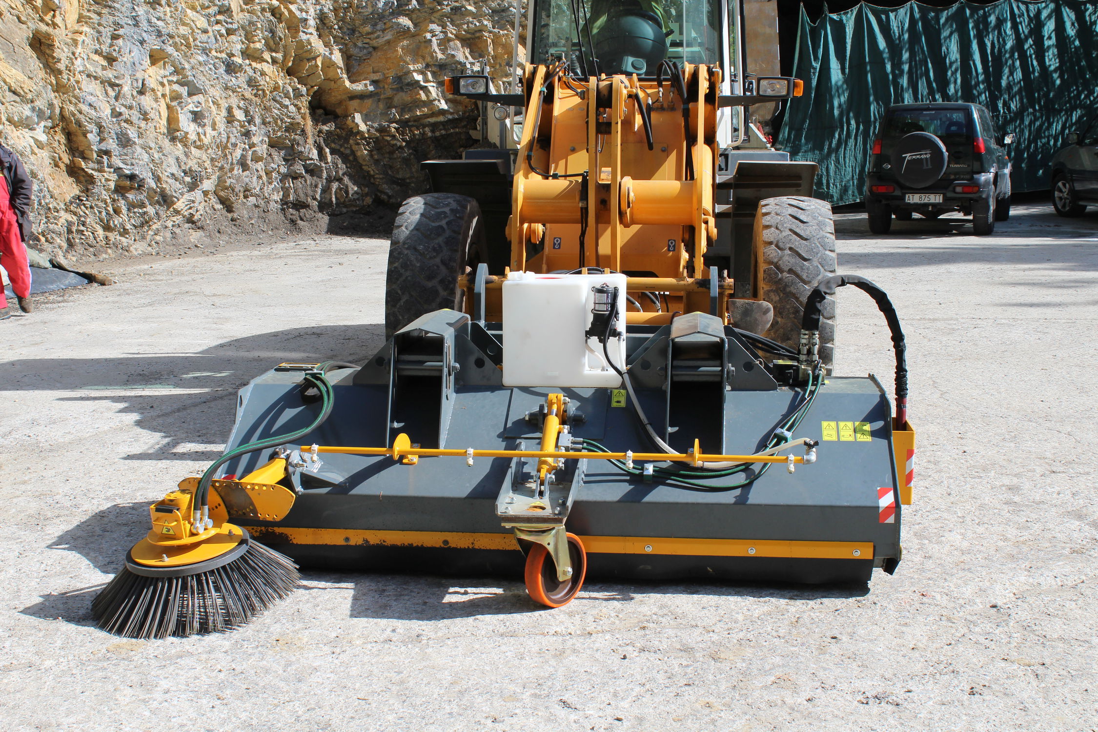 Sweeper bucket - CSI 225 - CM Srl - for skid steer loaders / for ...