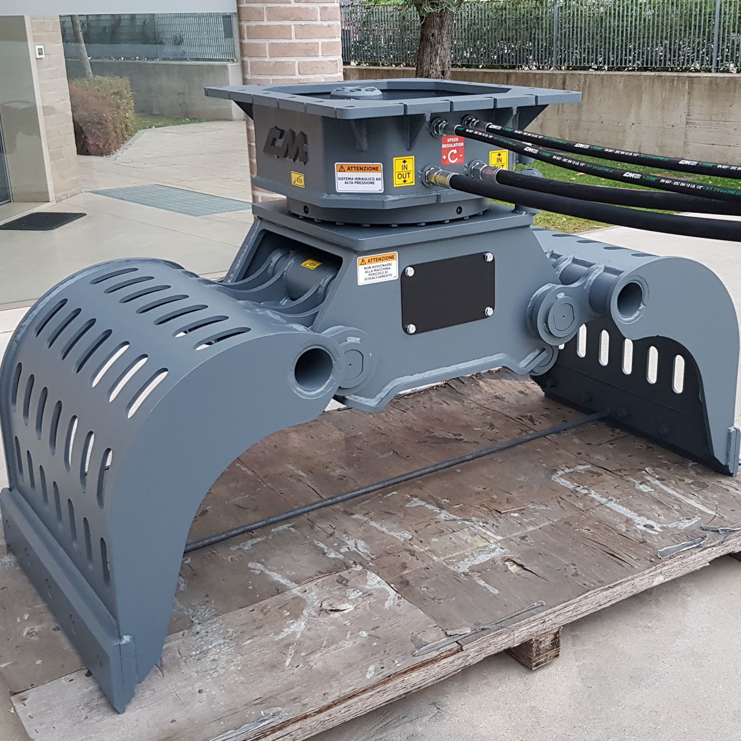 Sorting grab - G250 - CM Srl - hydraulic / scrap / wood