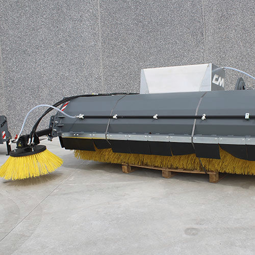 Sweeper bucket - CBS PROFI 250 - CM Srl - for loaders / for ...