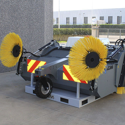 Sweeper bucket - CSK 200 - CM Srl - for excavators / for skid steer ...