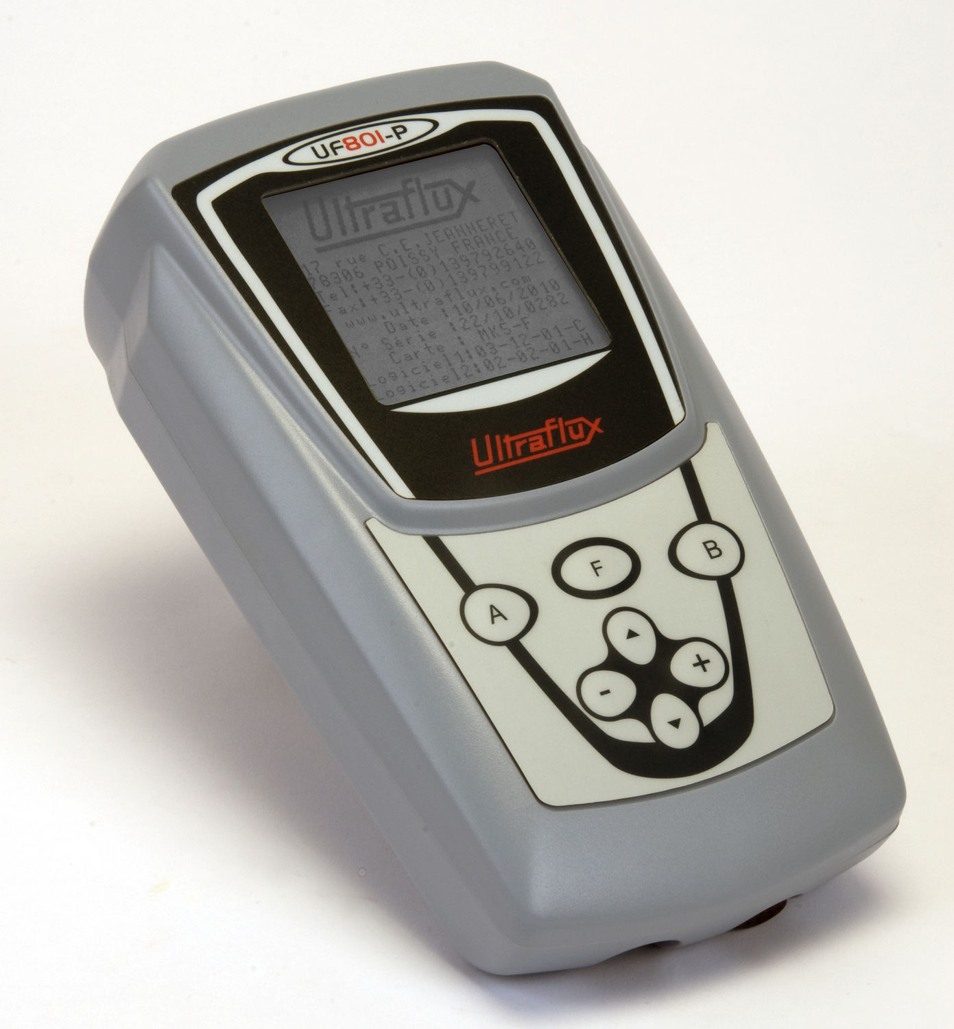 Ultrasonic flow meter - UF 801-P series - ULTRAFLUX - for liquids / clamp-on / portable