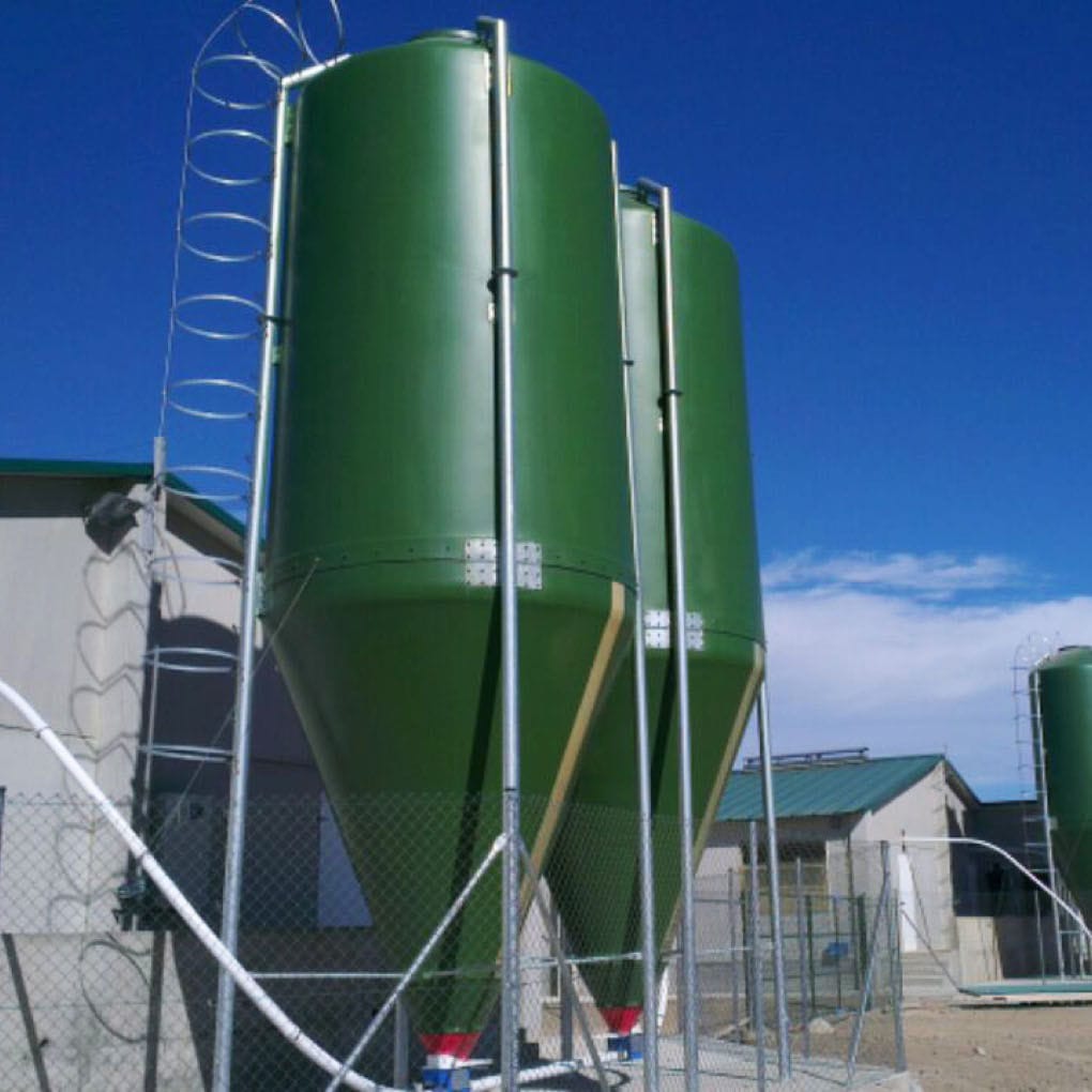 Powder silo - SIO series - AGRITECH SRL - granulates / bulk / agriculture