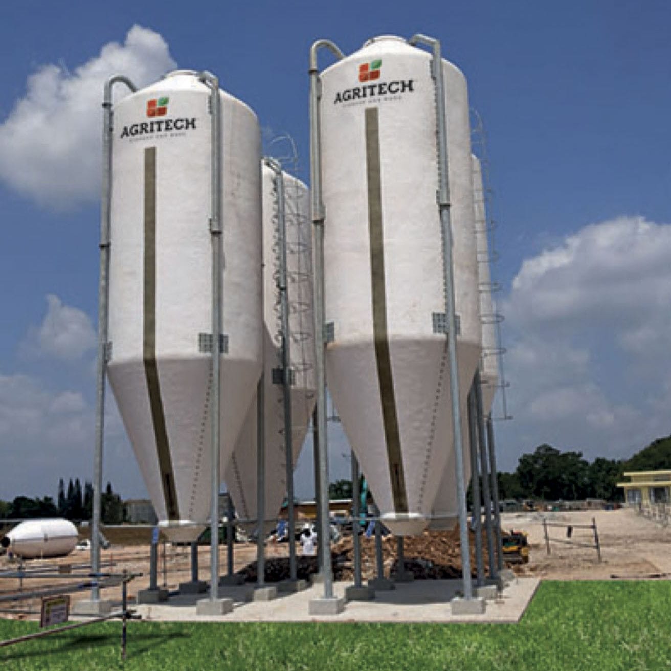 Granulates silo - SIE series - AGRITECH SRL - bulk / agriculture / for ...