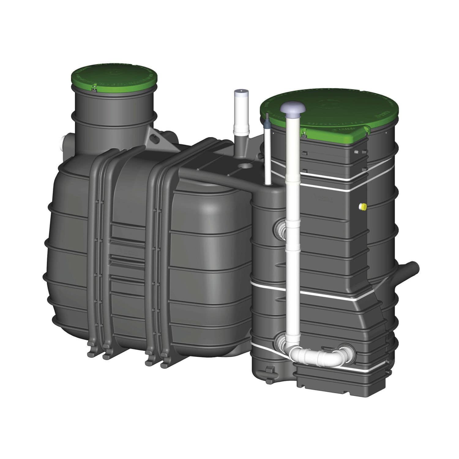 Compact sewage treatment plant - MONOBLOCK V3 series - BIOROCK