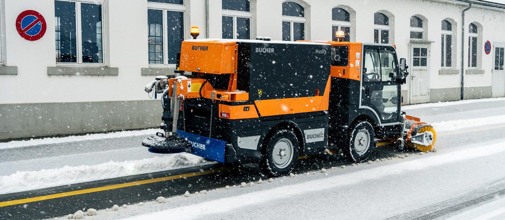 Truck salt spreader - Husky Le - Bucher Municipal AG