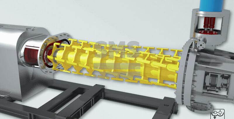 Continuous-flow reactor - Reacom, Reasil - Buss-SMS-Canzler GmbH - process / stainless steel / large