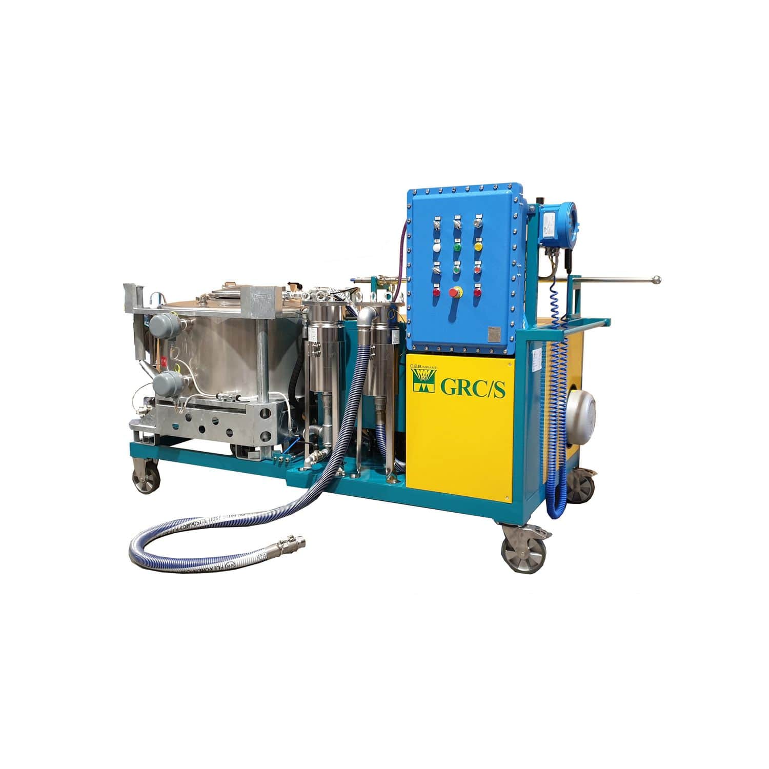 Water jet washing machine - GRC series - C.E.B. IMPIANTI S.r.l. - spray ...