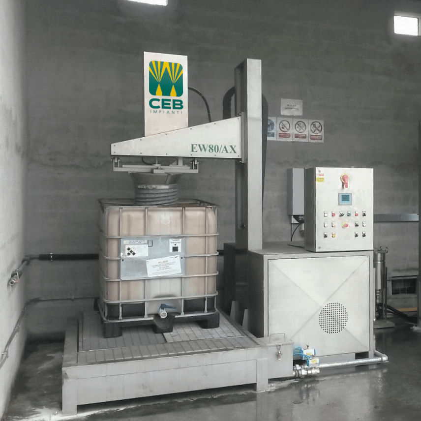 Water washing machine - EW80-AX - C.E.B. IMPIANTI S.r.l. - water-based detergent / for the food ...