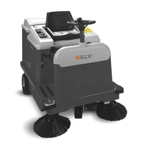 Ride-on sweeper-scrubber-dryer - CSW 1150 series - COMET Spa - electric