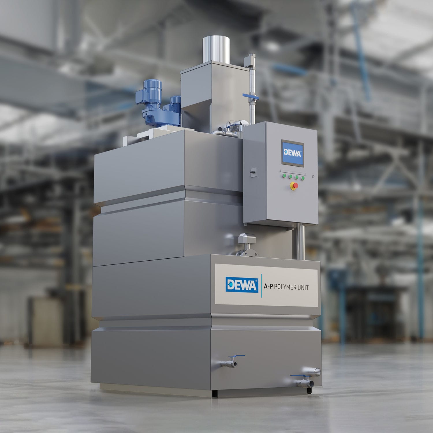 Automatic preparation system - A-P series - Dewaco Ltd - in-line / polymer