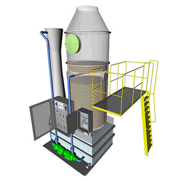 Venturi gas scrubber - VTW® series - Ecochimica System - wet / chemical ...