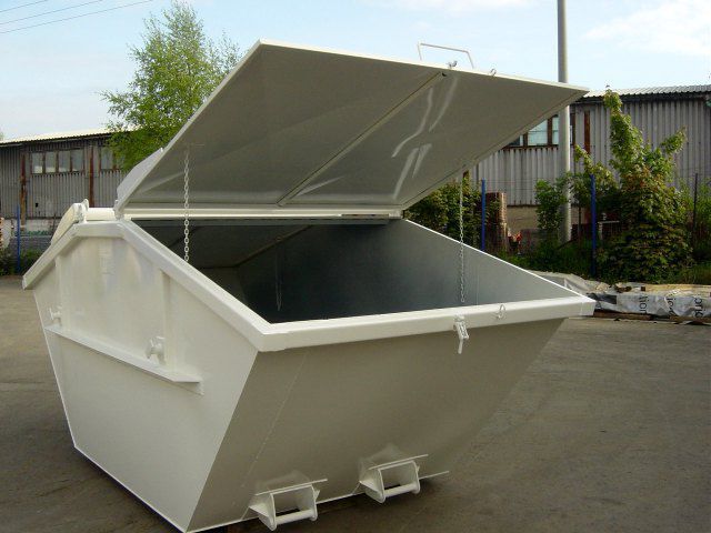 Metal waste bin - SMDS - ELKOPLAST CZ - industrial waste / for urban ...