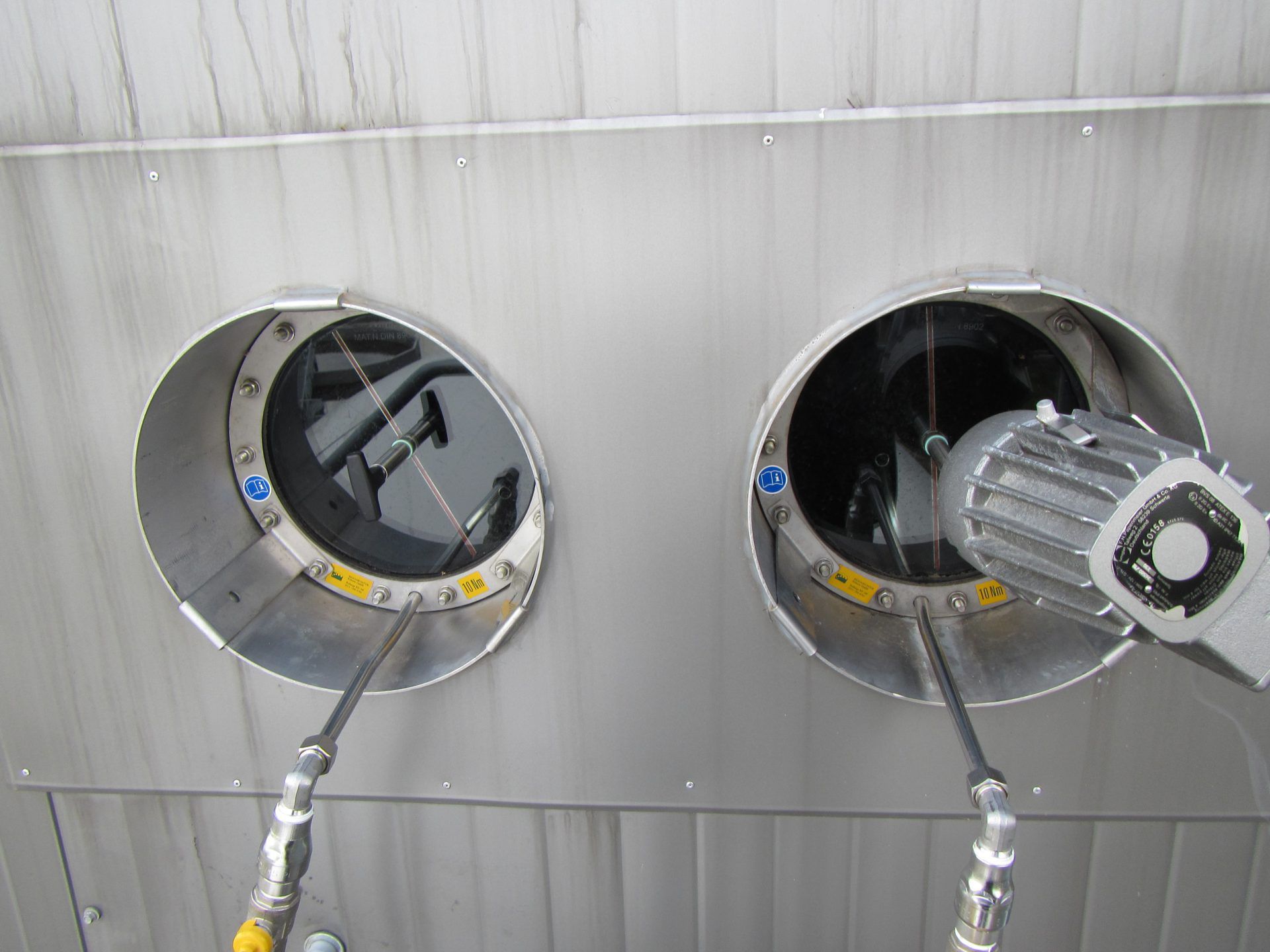 Inspection window - IW series - ennox biogas technology GmbH