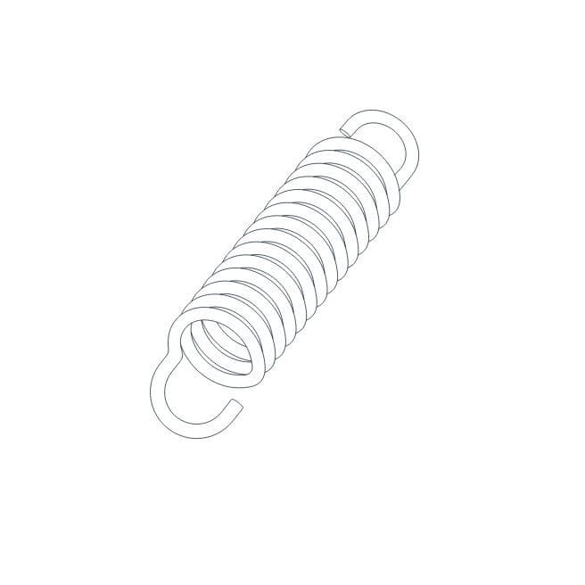 Extension spring - HELICAL - wire / coiled / motor