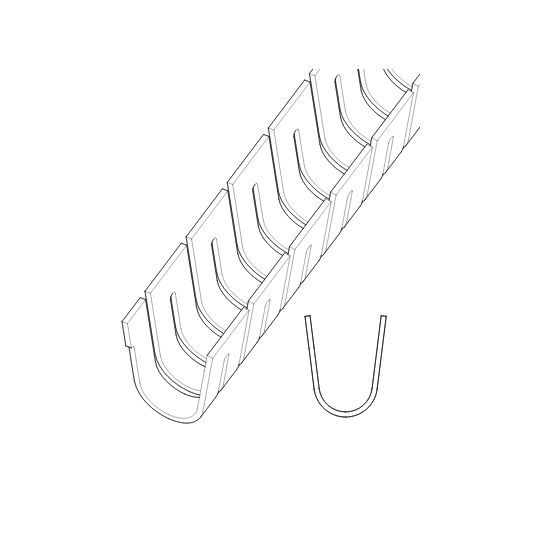 Compression spring - HELICAL - flat wire / inox / tool