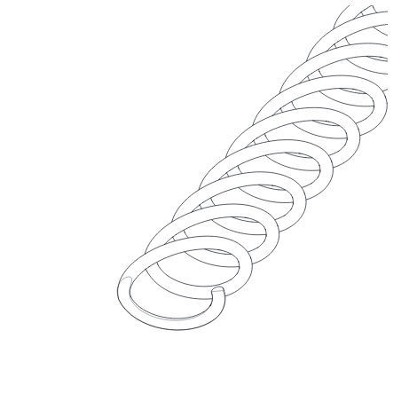 Compression spring - MSC series - HELICAL - wire / inox / medium