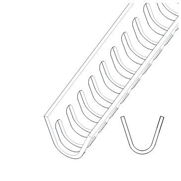 Compression spring - HELICAL - flat wire / tool