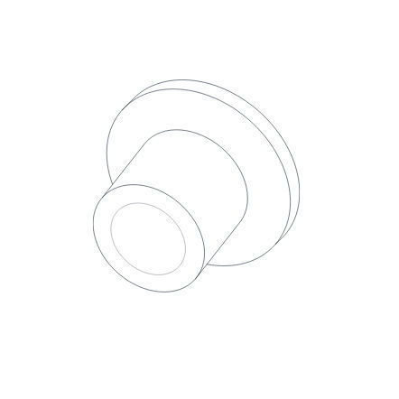 Finishing bushing - HELICAL - threaded / flange / copper