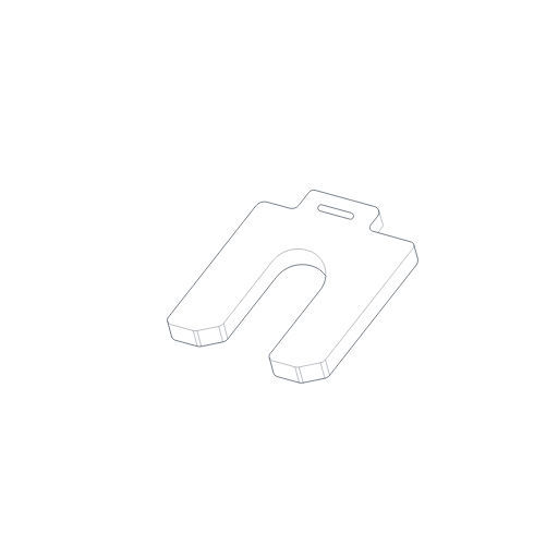 Plastic shim - HELICAL - alignment / solid