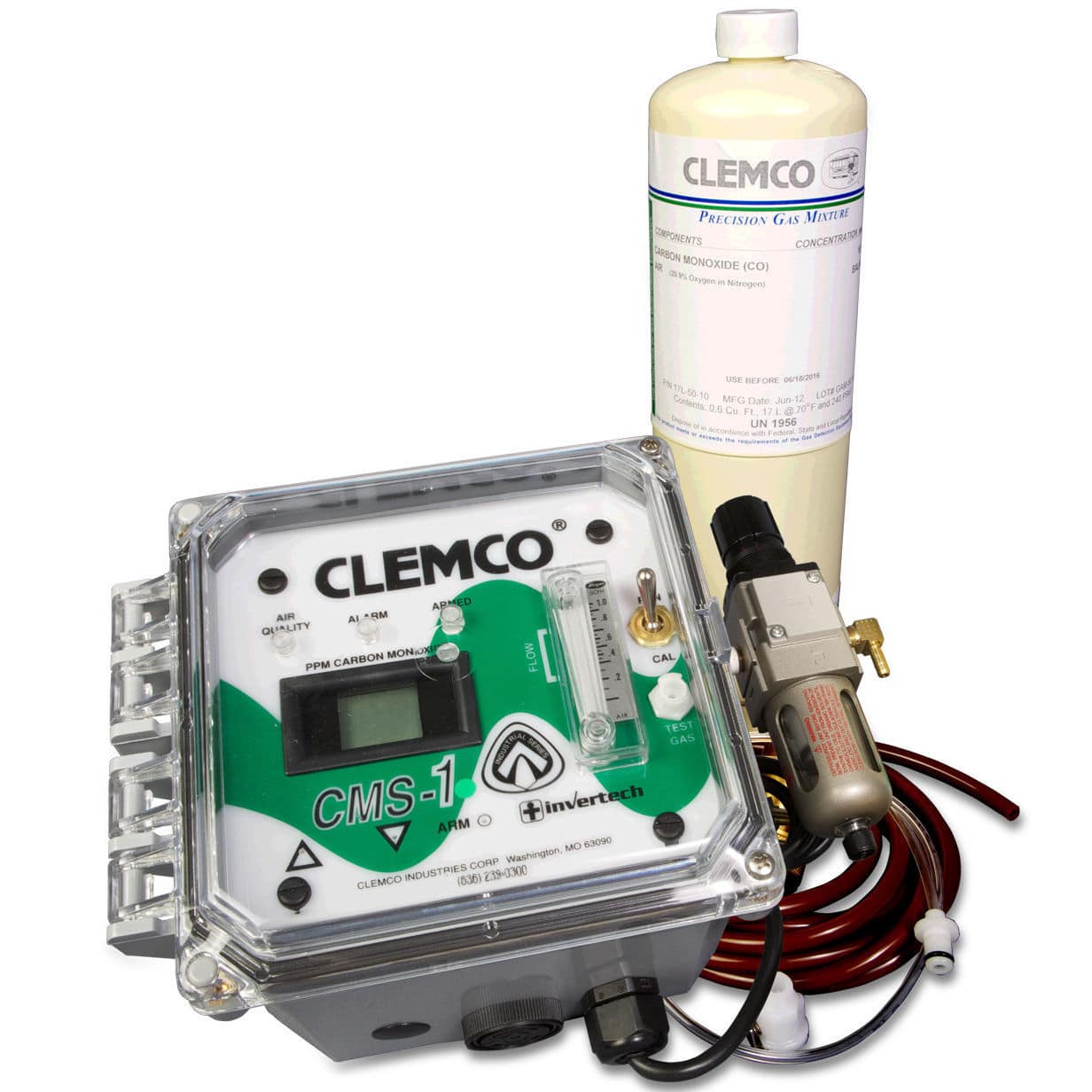 Gas detector - CMS-1 - CLEMCO INDUSTRIES - carbon monoxide / industrial ...