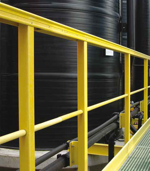 Polyester railing - U-07506010 - EUROGRATE GRP GRATING AND PROFILES ...