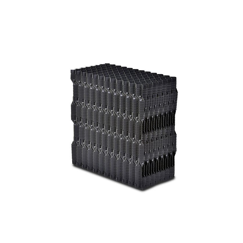 PVC structured fill block - VF-20 - Hewitech - PP / for cooling towers ...